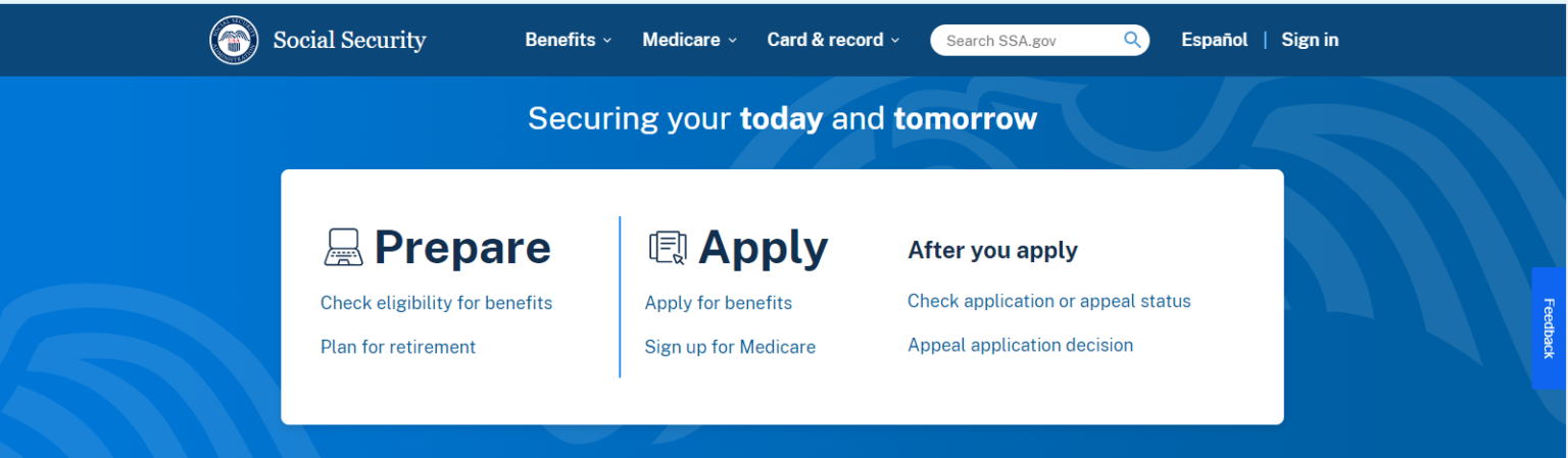 Social Security Administration (SSA) Website Revamped - Kirson & Fuller